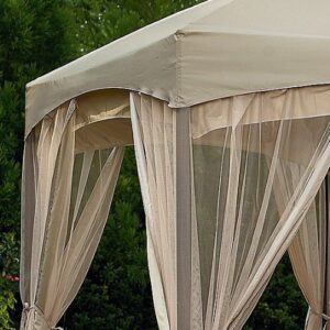 Garden Winds Clayton Hexagon Gazebo Replacement Canopy Top Cover