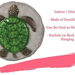 Spoontiques -Garden Décor - Turtle Stepping Stone - Decorative Stone for Garden