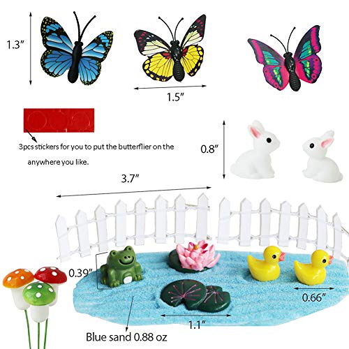 BangBangDa Miniature Fairy Garden Decor Accessories - Flower Fairies Garden Kit Gnome Figurines Statue Set Indoor Outdoor Garden Decoration Birthday Gardening Gifts for Girl Boy Mother Girlfriend