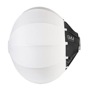 gvm lantern softbox soft light modifier, 26inch, quick-setup quick-folding gvm light upgraded for gvm sd80d p80s sd300d sd200d sd200s st200r st100r pr150d pr150r and other bowens mount light