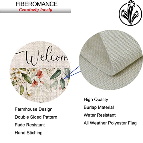 FIBEROMANCE Spring Summer Garden Flag…