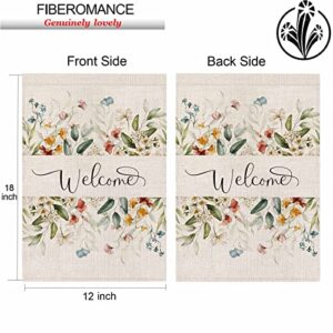 FIBEROMANCE Spring Summer Garden Flag…