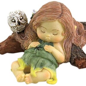 Top Collection Miniature Fairy Garden and Terrarium Sleeping Little Fairy