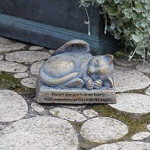 Roman Garden - Cat with Wings Garden Statue, 6H, Garden Collection, Resin and Stone, Decorative, Memorial Gift, Garden Gift, Home Outdoor Decor, Durable, Long Lasting