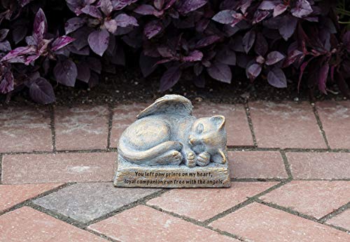 Roman Garden - Cat with Wings Garden Statue, 6H, Garden Collection, Resin and Stone, Decorative, Memorial Gift, Garden Gift, Home Outdoor Decor, Durable, Long Lasting