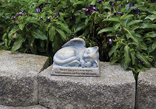 Roman Garden - Cat with Wings Garden Statue, 6H, Garden Collection, Resin and Stone, Decorative, Memorial Gift, Garden Gift, Home Outdoor Decor, Durable, Long Lasting