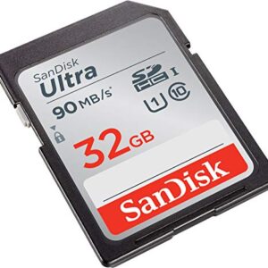 SanDisk 32GB Ultra SDHC UHS-I Memory Card - 90MB/s, C10, U1, Full HD, SD Card - SDSDUNR-032G-GN6IN