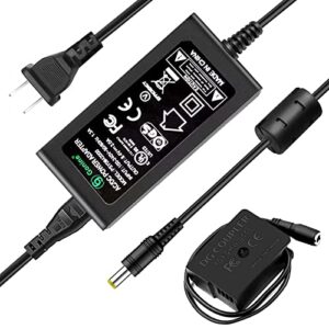 dmw-dcc8 gonine dc coupler dmw-ac8 ac power adapter camera charger kit (dmw-blc12 battery replacement) for panasonic dmc-fz200, dmc-fz1000, dmc-gh2, dmc-g5, dmc-g6, dmc-g7, lumix gx8 g85 cameras.