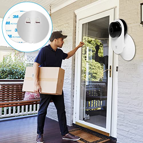 4 Pack Wall Mount for Yi Home Security Camera, No Punching, Extremely Simple Installation (Camera is NOT Included)