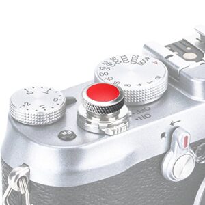 JJC Camera Soft Release Button, Shutter Button for Fuji Fujifilm X-T5 X-T4 X-T3 X-T30 X-T30 II X-T20 X-PRO3 X100V X100F X-E4 X-E3 Sony RX1R II RX10 IV III Leica M10 M9 Nikon Df F3