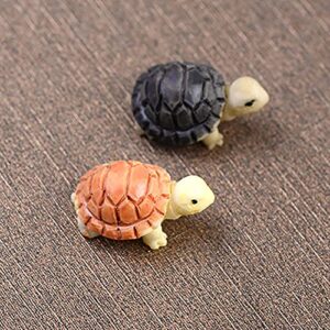 22 Pcs Resin Mini Turtles Miniature Turtle Statue Miniature Figurines Fairy Garden Accessories Cake Toppers Decoration Set for Succulent Planter Moss Landscape DIY Terrarium Home Décor