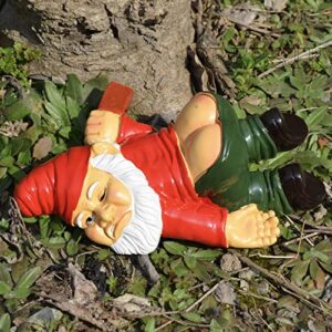 grebstk drunk gnome statue garden gnome outdoor statues garden sculpture decoration garden figurine art