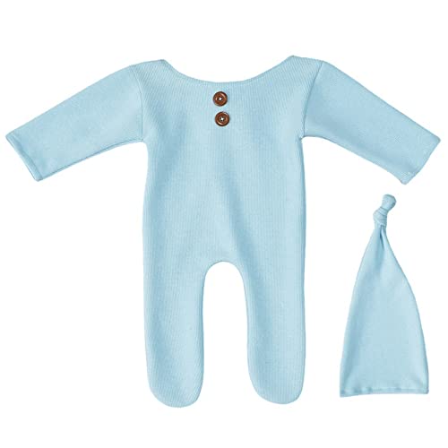 Zeroest Newborn Photography Outfits Boy Newborn Photography Props Newborn Boy Photoshoot Outfits Newborn Photoshoot Props Boy Girl (Baby Blue 1#)