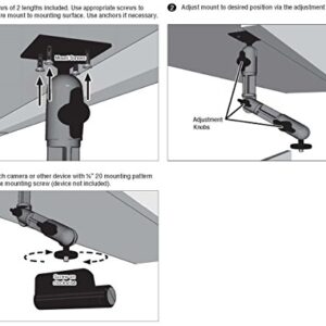 Arkon Camera Wall Mount for CCTV POV Camcorders Cameras