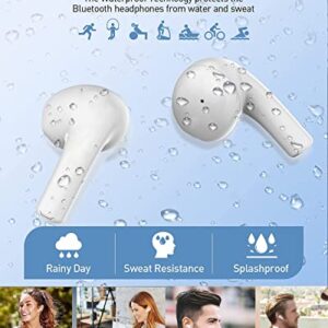 iPhone Headphones (3rd Generation) 2023 Latest Version Wireless Bluetooth Earbuds with USB-C Fast Charging Case, Running/Fitness (Touch Control,Sweat and Water Resistant) 100% Up to 25+ Hours of Use