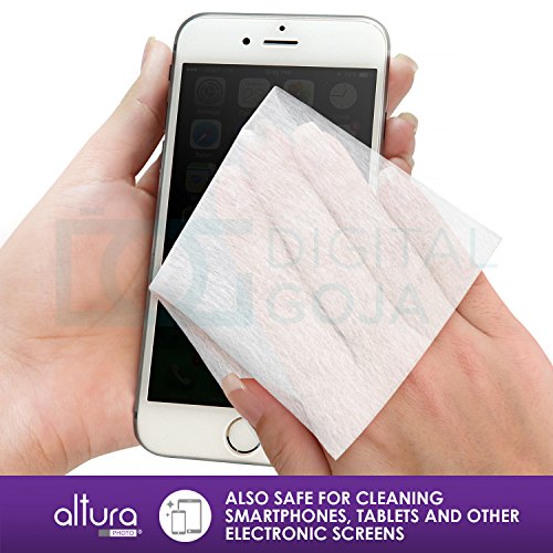 (250 Sheets / 5 Booklets) - Altura Photo Lens Cleaning Tissue Paper, Universal Compatibility Lens Paper for DSLR & Mirrorless Lenses Photo Cleaning