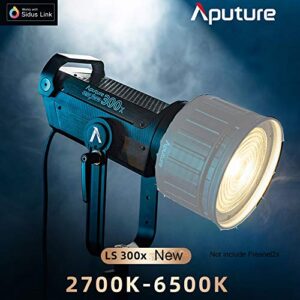 Aputure 300X Led Video Light,300W Aputure LS 300X,Bi-Color 2700K-6500K,24300lux@1m,APP and Remote Control(V-Mount)