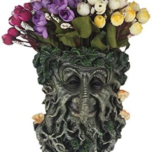 Tree Face Garden Decorations, Fun Old Man Tree Huggers Tree Sculptures Outdoor Yard Art Garden Statues