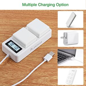 Battery Charger Station for Arlo Pro 3/Pro 4 & Arlo Ultra/Ultra 2, Digital LED Screen Dual Charging Station for Arlo Battery Only (No Batteries)