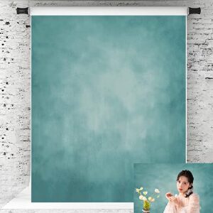 Kate 5x7ft Abstract Backdrops Microfiber Dark Cyan Portrait Background for Photoshoot, for Photography, for Birthday