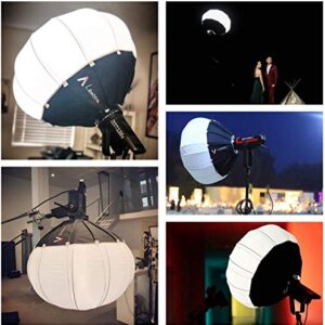 Aputure Lantern Softbox Soft Light Modifier,26inch, Quick-Setup Quick-Folding Aputure Space Light Upgraded for Aputure 300D Mark II 120D 120T 120D Mark II 300X and Other Bowens Mount Light