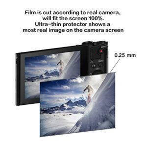 Rieibi (3 Packs) a7R V Screen Protector - 0.25mm 9H Hardness Tempered Glass Film for Sony A7R5/A7R V/A7RV/Alpha 7R V/Alpha a7 RV/A7 RV Digital Camera