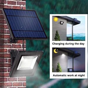 Awanber Solar Powered Lights Outdoor, Bright White Light IP65 Waterproof Auto Dusk to Dawn 350° Adjustable Solar Security Flood Lights for Barn, Garden, Garage, Pathway, Yard, Patio, Lawn, Balcony