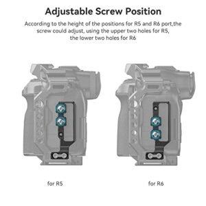 SmallRig HDMI and USB-C Cable Clamp for Canon R5 / R6 / R5 C Cage 2982/3464 and R6 Mark II Camera Cage 4159-2981