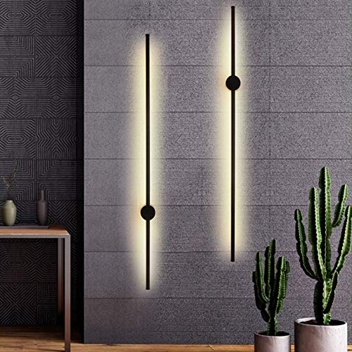 TFCFL 1Pc LED Linear Wall Lamp Modern Outdoor Long Strip Wall Mount Lighting Fixture IP67 Waterproof Garden Porch Sconce Lantern Sconces Luminaire/Bedroom Bedside Licht