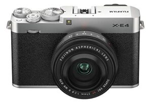 fujifilm x-e4 xf27mmf2.8 kit – silver