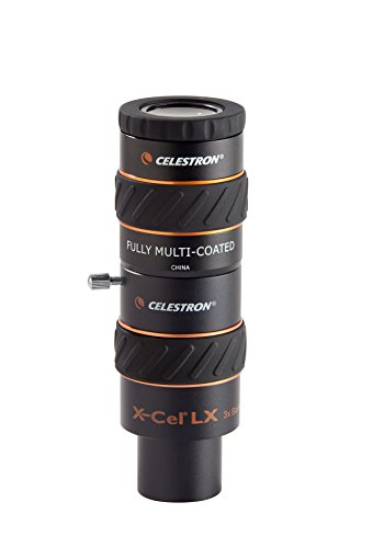 Celestron 93428 X-Cel LX 1.25-Inch 3x Barlow Lens (Black)