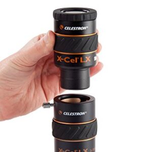 Celestron 93428 X-Cel LX 1.25-Inch 3x Barlow Lens (Black)