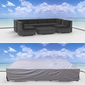 urban furnishing premium outdoor patio furniture cover (10.2′ x 6.0′ x 2.3′)