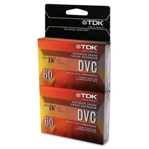 60-minute mini dvc tapes (2 pack)