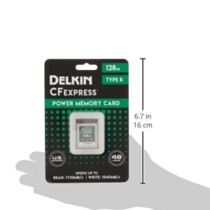 Delkin Devices 128GB POWER CFexpress Type B Memory Card (DCFX1-128)