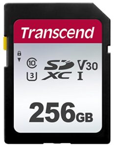 transcend 256gb sdxc/sdhc 300s memory card ts256gsdc300s