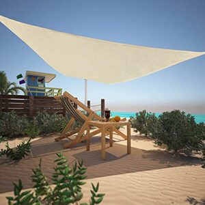 candy park tk-pinli 9’10” x 9’10” x 9’10” triangle sun shade sail uv block for outdoor patio garden