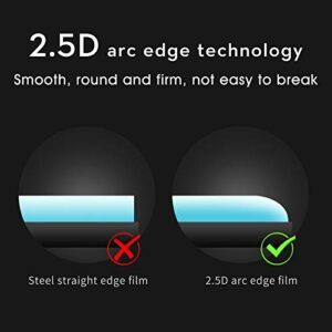 SEASKY [2 Pack] HD Tempered Glass Screen Protector Film for DJI RC Pro Smart Controller Mavic 3 Cine Mavic 2 Pro/Zoom Air2S Drone Remote Controller Accessories [9H Hardness] [Anti-Scratch] [Arc Edge]