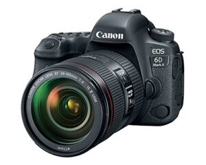 canon eos 6d mark ii dslr camera with ef 24-105mm usm lens, wifi enabled