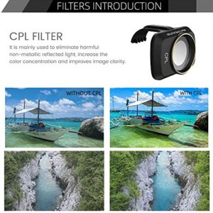 Lens ND Filters Set CPL ND8 ND16 Multi Coated Filters Combo Camera Lens Compatible with DJI Mavic Mini/Mini 2/Mini SE/Mini 2 SE Drone(3 Pcs)