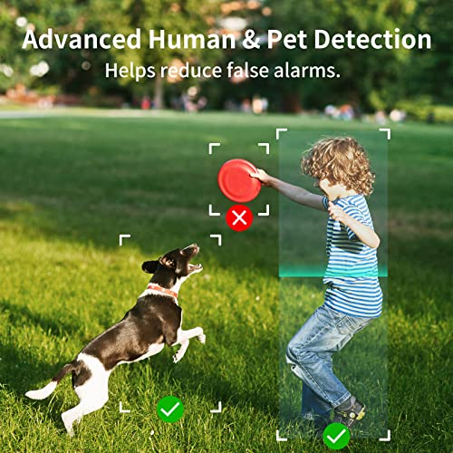 SwitchBot Security Camera Wireless Outdoor, 1080p Outdoor Spotlight Cam, Wire-Free Battery Powered WiFi Camera, AI Human/Pet Detection, Works with Alexa&Google Home, Color Night Vision, Easy to Set up