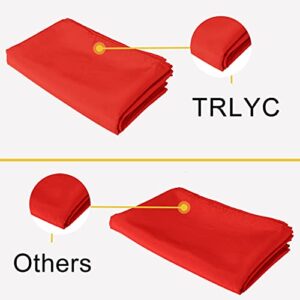 TRLYC Red Background Backdrop - 8.5x10FT Backdrop Background for Photography Red Photo Booth Backdrop for Photoshoot Photography Background Screen Video Recording Parties Curtain,4 x Backdrop Clips