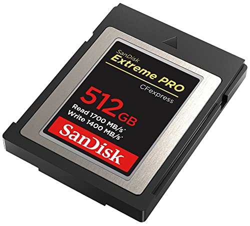 SanDisk 512GB Extreme PRO CFexpress Card Type B - SDCFE-512G-GN4NN