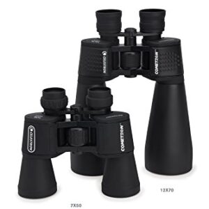 Celestron - Cometron 7x50 Bincoulars - Beginner Astronomy Binoculars - Large 50mm Objective Lenses - Wide Field of View 7x Magnification