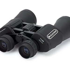 Celestron - Cometron 7x50 Bincoulars - Beginner Astronomy Binoculars - Large 50mm Objective Lenses - Wide Field of View 7x Magnification