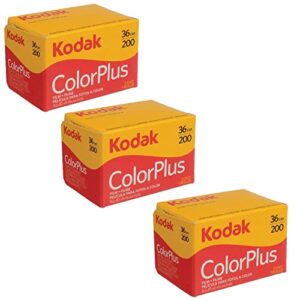 kodak colorplus film 200 (pack of 3)