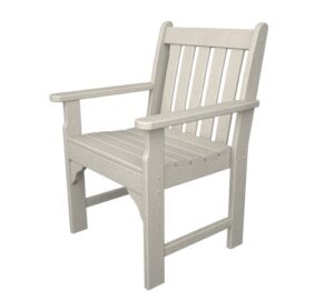 polywood vineyard arm chair, sand