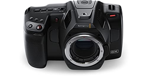 Blackmagic Design Pocket Cinema Camera 6K Pro Bundle – Includes SanDisk Extreme Pro 64GB SDXC Card, Additional NP-F570 Battery, Dual Battery Charger, and SolidSignal Microfiber Cloth