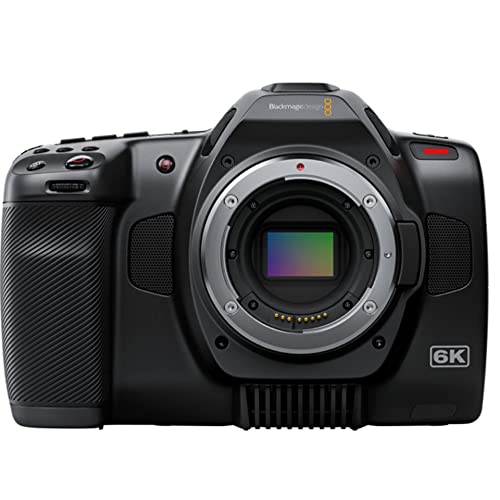 Blackmagic Design Pocket Cinema Camera 6K Pro Bundle – Includes SanDisk Extreme Pro 64GB SDXC Card, Additional NP-F570 Battery, Dual Battery Charger, and SolidSignal Microfiber Cloth