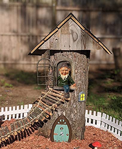 INNOLITES Elf Out The Door Tree Hugger Garden Gnome Statue, Garden Peeker Yard Art unimaginable Tree Sculpture Garden Decoration(Garden Gnomes)(Garden gnome A)